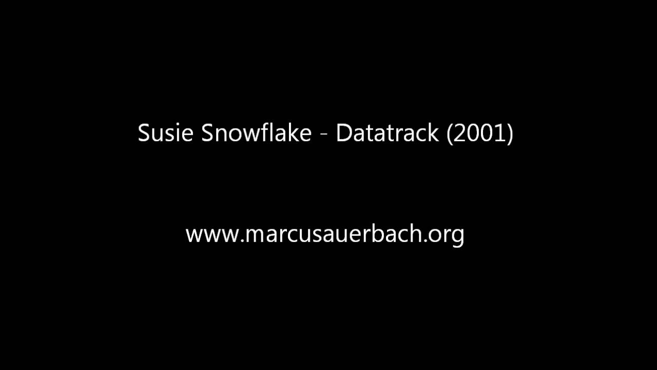 Susie Snowflake - Datatrack (2001) - YouTube