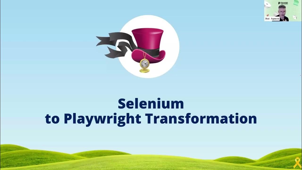 Playwright User Event 2024 - Itai Agmon - Migrating Selenium to Playwright - YouTube