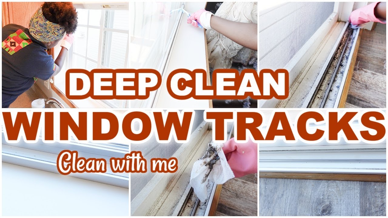 CLEAN WITH ME 2021 || SLIDING WINDOW TRACK CLEANING || CLEANING ...