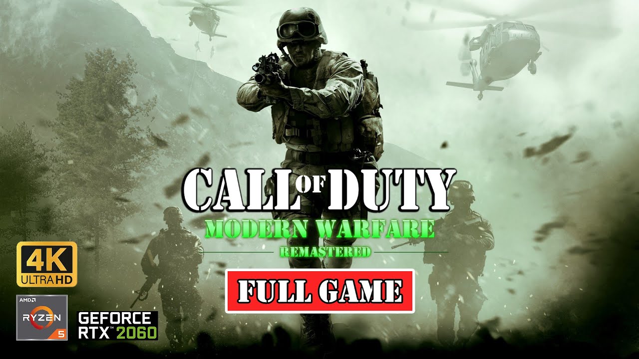 CALL OF DUTY : Modern Warfare Remastered Gameplay Walkthrough Part 1 ...