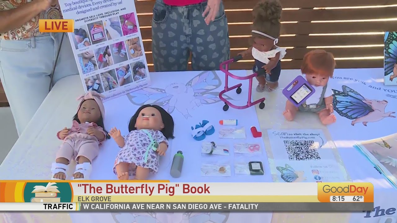 "The Butterfly Pig" - An inclusive book, dolls, and more! - YouTube