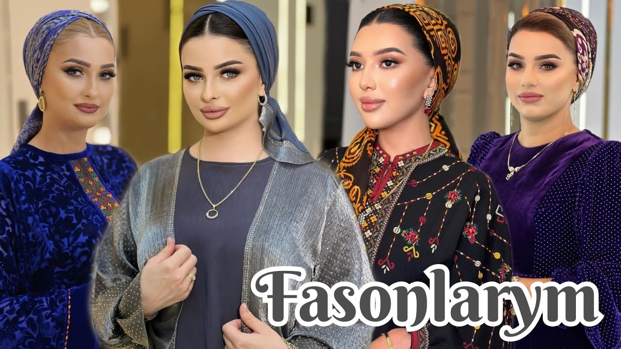 Turkmen moda koynek fasonlar 2024 / Dreses women / owadanja koynek ...