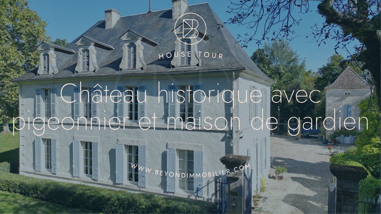 Entre Bergerac et Issigeac (Dordogne) - Château magnifiquement ...