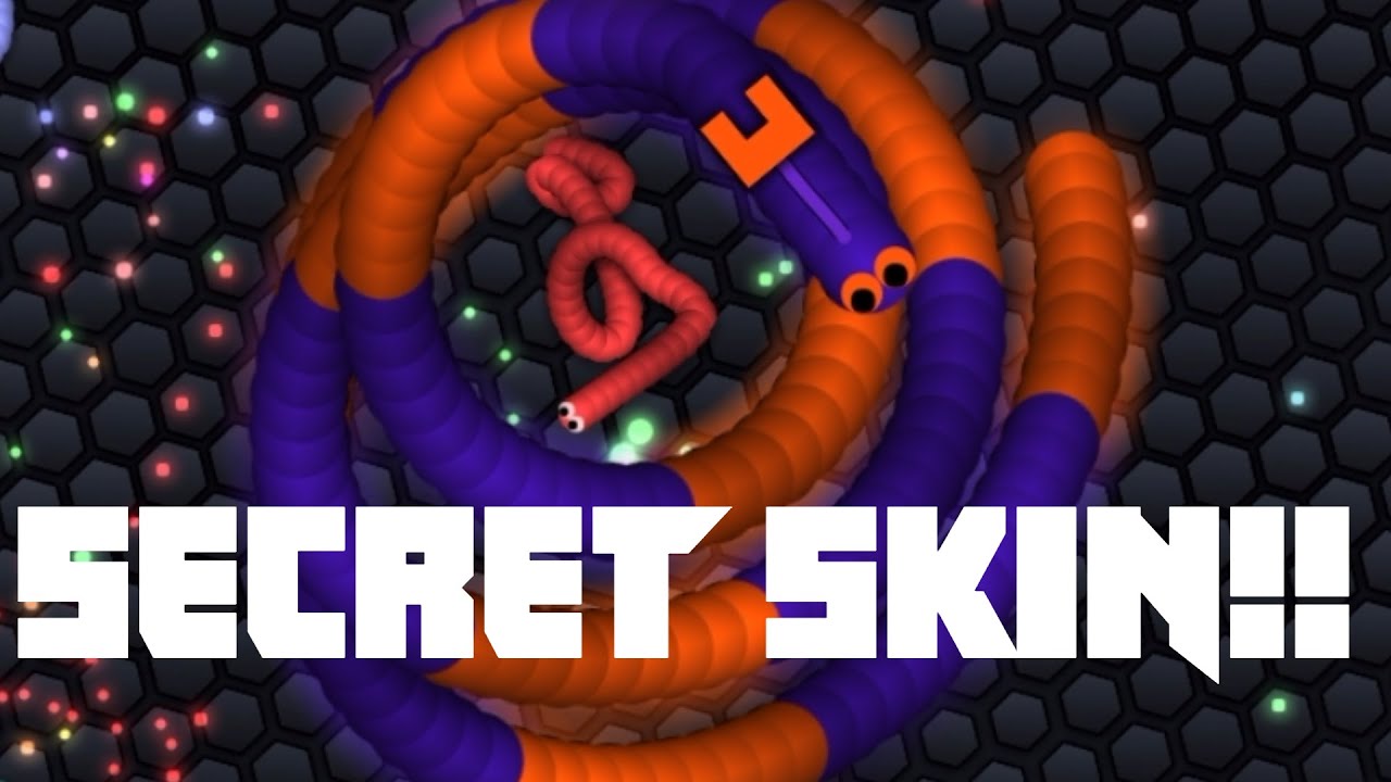 How To Get SECRET SKIN In Slither.io! and Crazy Skin Loop (Tutorial ...