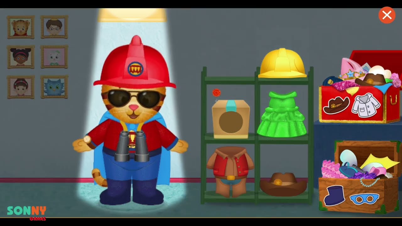 Top 2 Daniel Tiger's Neighborhood Games: Daniel Dress up vs Spin and ...