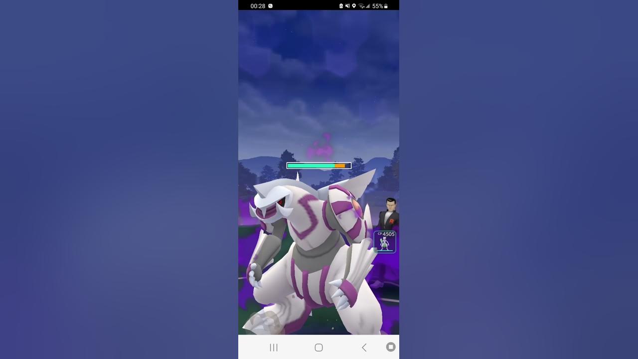 Battling Giovanni For A Shadow Palkia From The Team Go Rocket Takeover. - YouTube