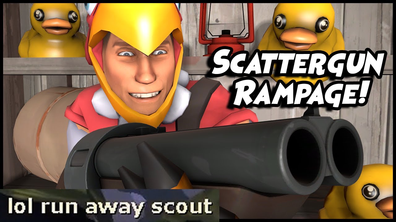 "Run away Scout" Team Fortress 2 Scout Gameplay - YouTube