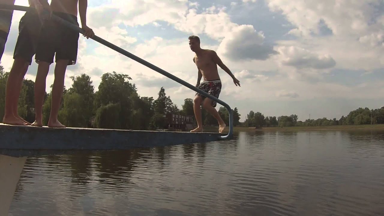 Backflip Into Water - YouTube