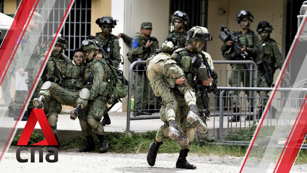 Exercise Tiger Balm: Singapore and US soldiers storm urban complex ...