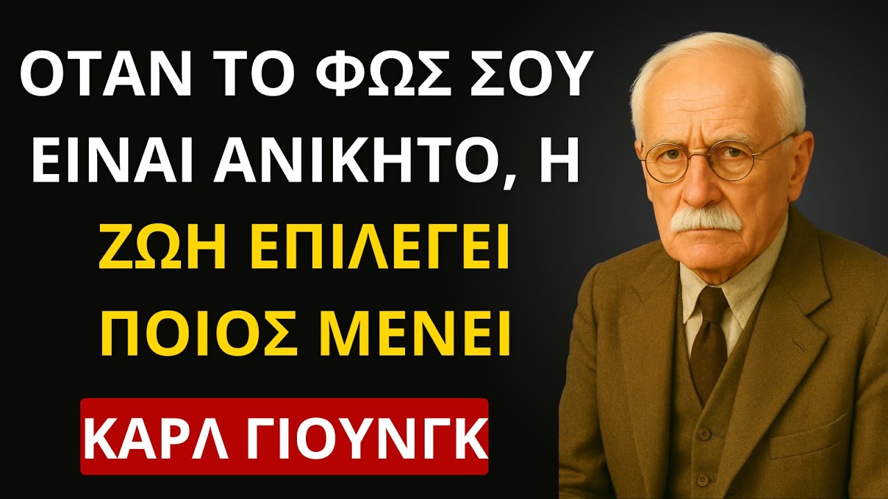 ΤΟ ΦΩΣ ΠΟΥ ΓΙΝΕΤΑΙ ΑΝΙΚΗΤΟ ΣΤΟ ΜΟΝΟΠΑΤΙ ΤΗΣ ΨΥΧΗΣ – ΚΑΡΛ ΓΙΟΥΝΓΚ - YouTube