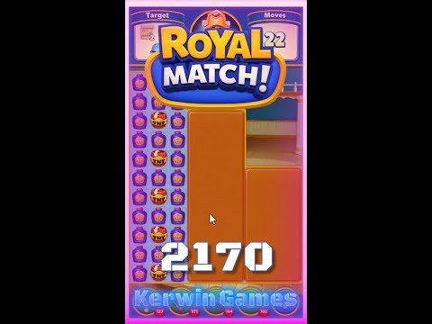 Royal Match Level 2170 - No Boosters Gameplay
