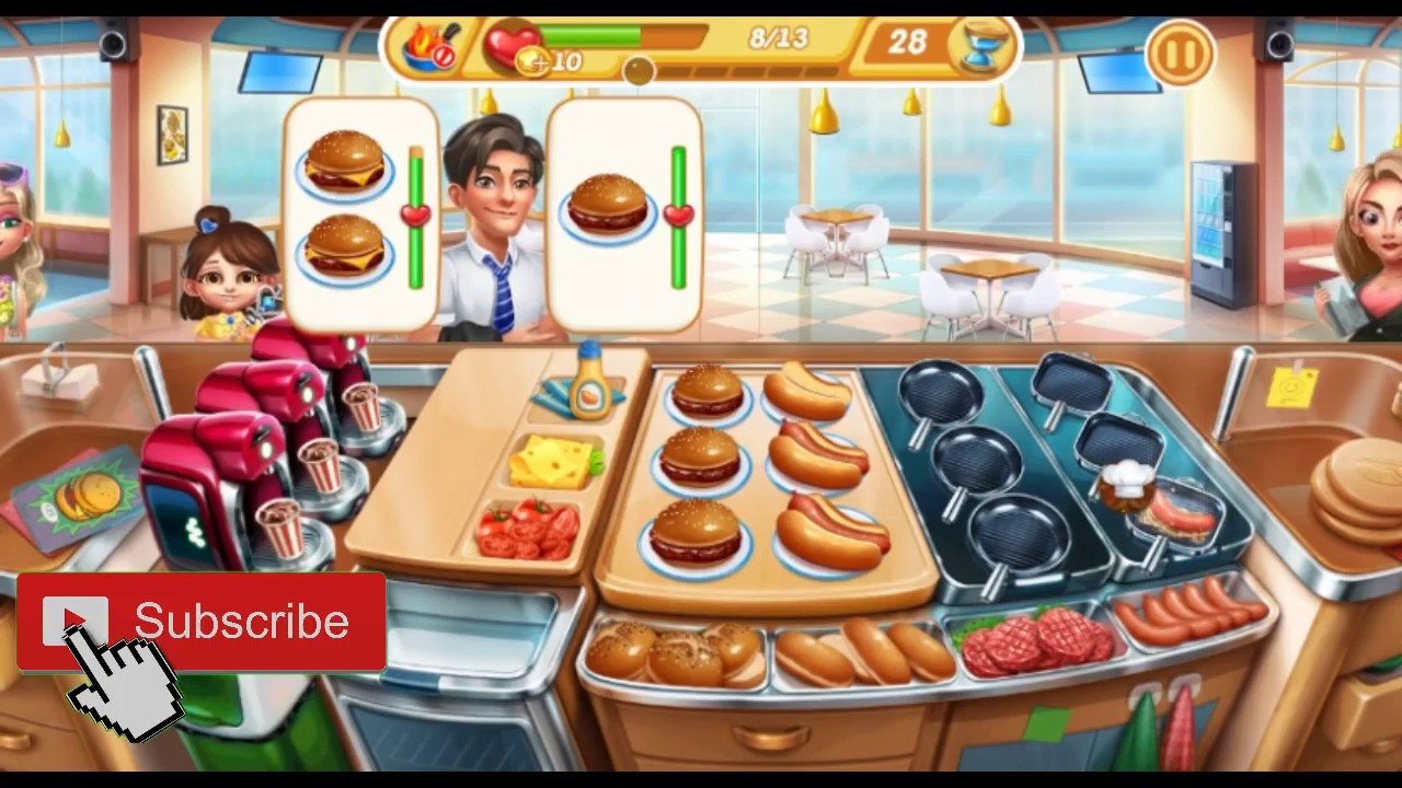 Cooking City Crazy Chef’ s Restaurant Burger Shop Level 13-14 Android ...