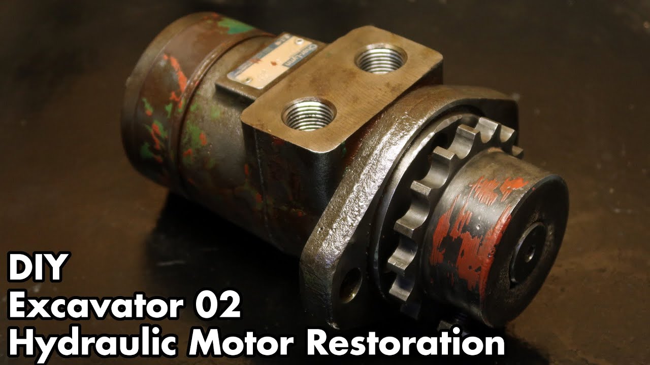 DIY Electric Mini-Excavator 02: Restoring / Cleaning Crunchy Hydraulic ...