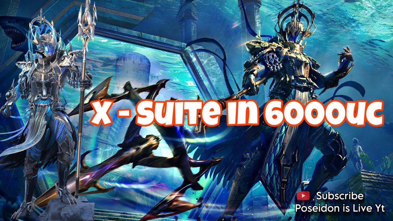 POSEIDON X-SUIT 6000+ UC Crate Opening in BGMI | New X-Suit Opening ...