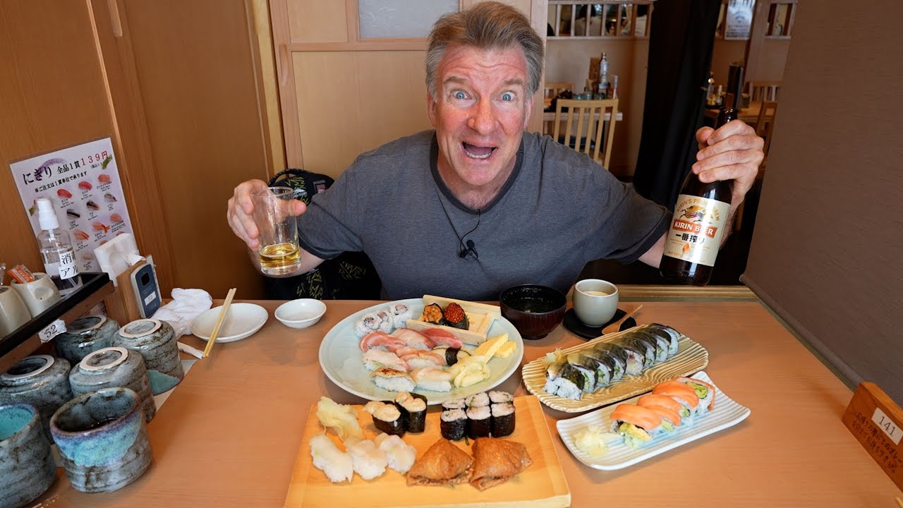 Casual Sushi Restaurant Tokyo - Eric Meal Time #675 - YouTube
