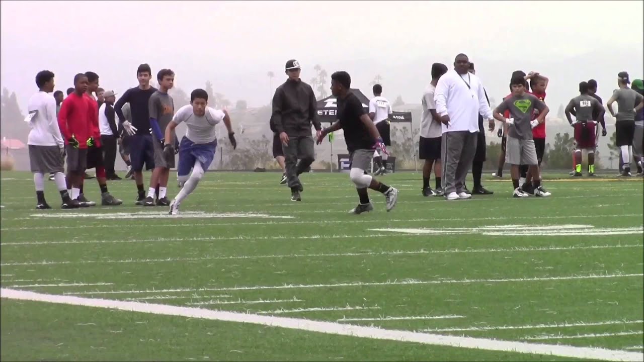@jay_makes_plays Jaylen Thompson putting in work at EliteTek 7 on 7s ...