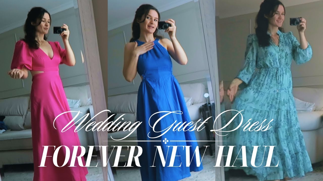 WEDDING GUEST OUTFIT | Forever New Dresses Get An Hourglass Figure ...