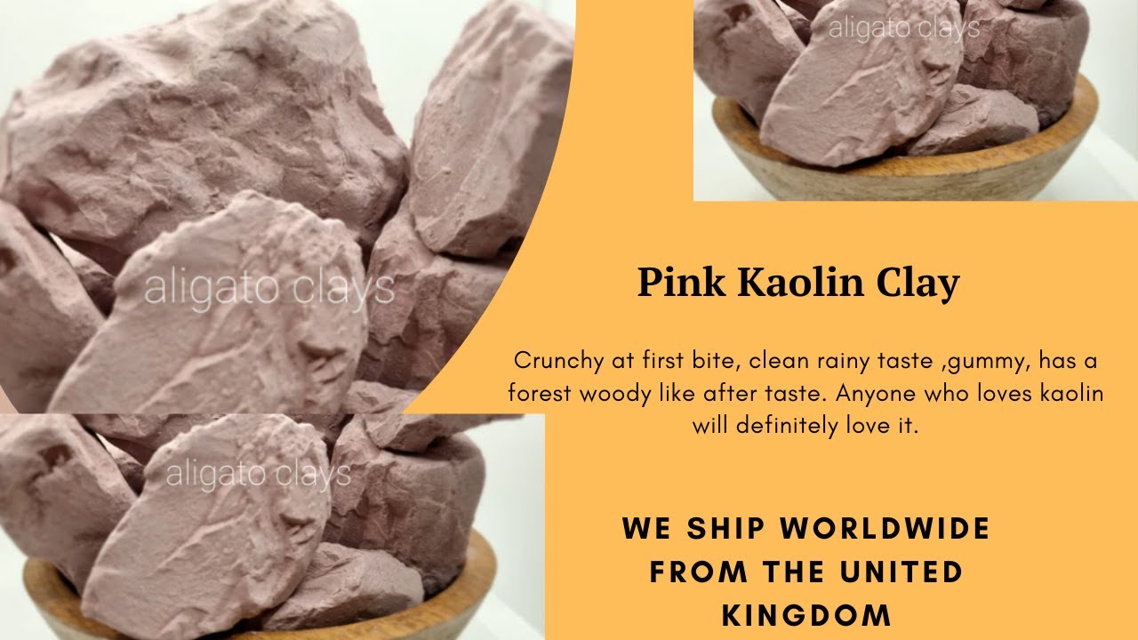Buy Pink Kaolin Clay from Africa here #pinkkaolin #edibleclay # ...