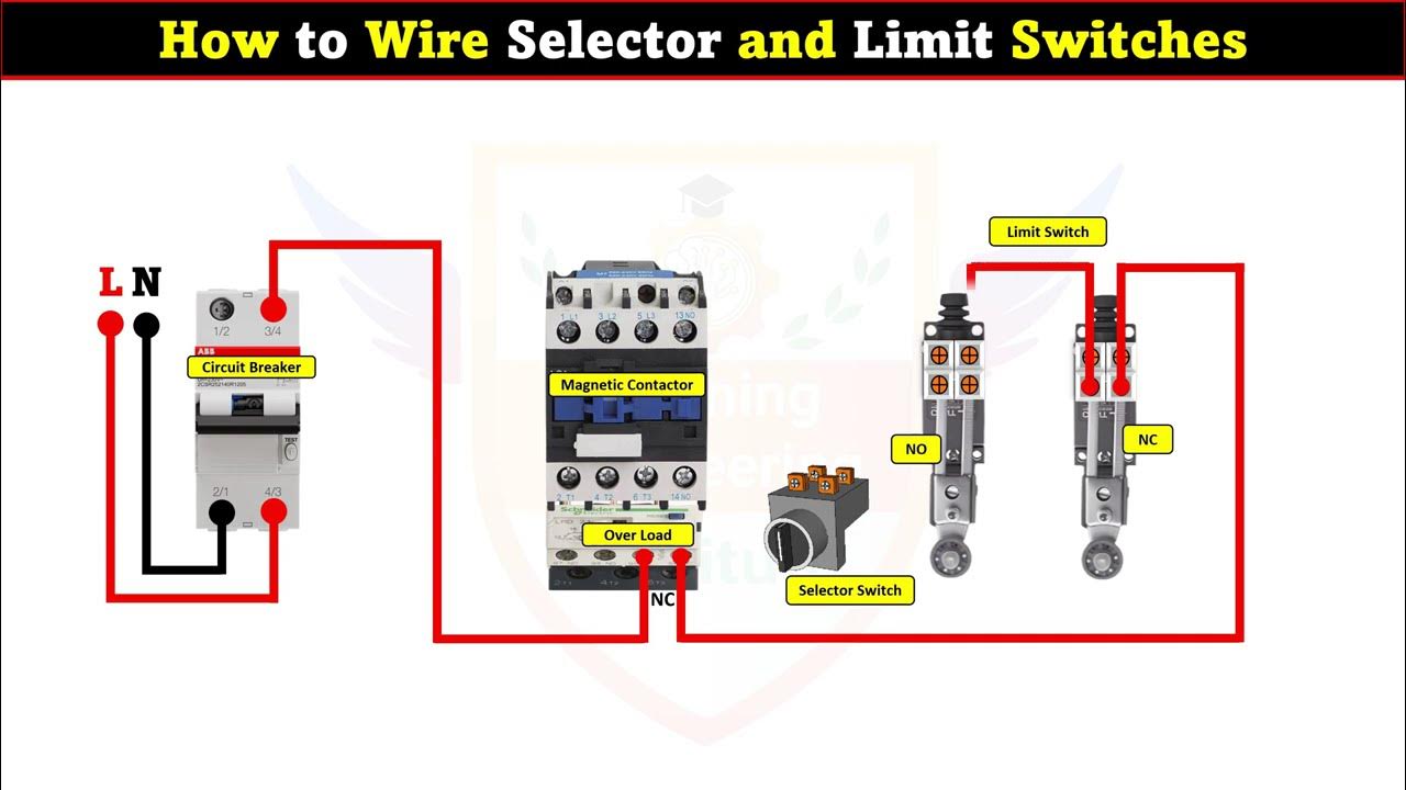 How to Wire Selector and Limit Switches @LearningEngineering - YouTube