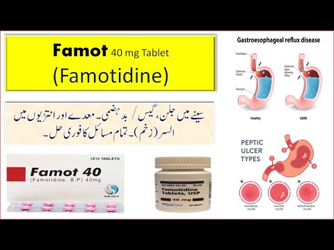 Famot Tablet 40mg Uses in Urdu || Famotidine Tablet Uses, Benefits and ...