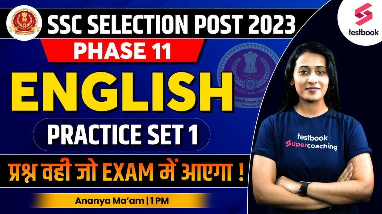 SSC Selection Post Practice Set | English | SSC Phase 11 English Mock ...