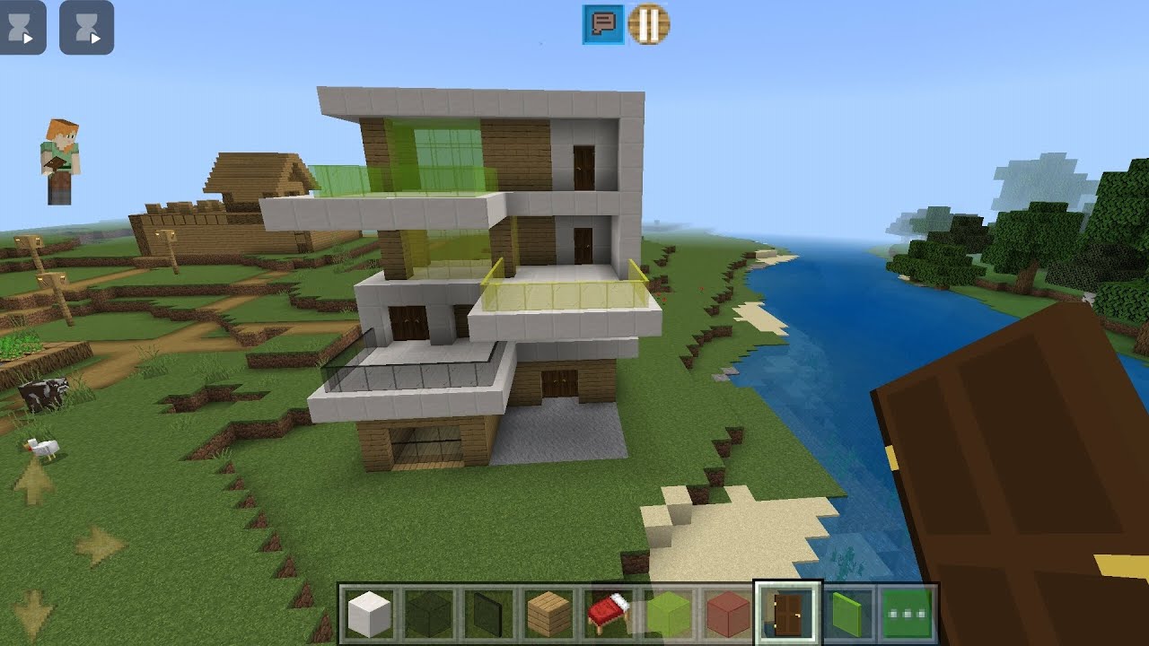 Big beautiful house in #minecraft #майнкрафт #마인크래프트 - YouTube