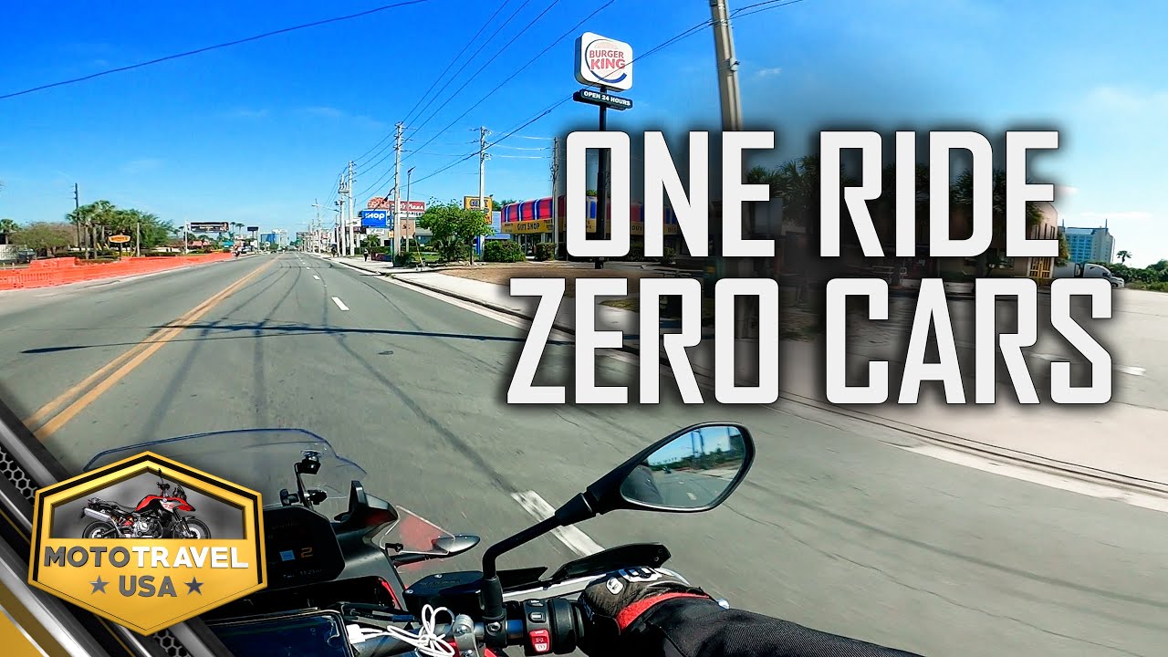 Moments We Live For | Motorcycle Ride on Empty Orlando Roads - YouTube