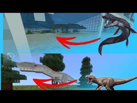 Cómo hacer una granja de Mosasaurus en Minecraft PE #Farm - YouTube