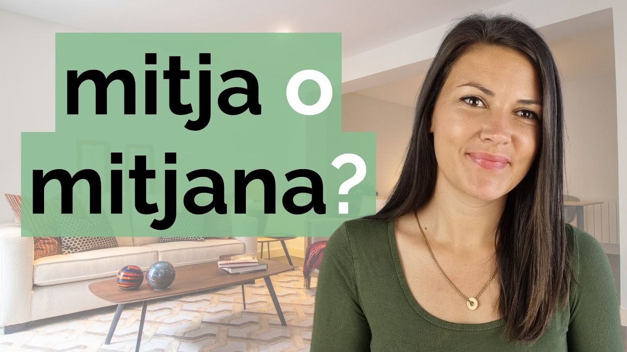 🤷‍♀️ MITJA o MITJANA? No t'equivoquis! - YouTube