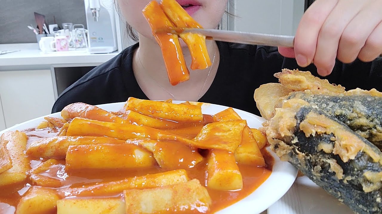 Sub)선매 떡볶이(엽떡 6배 맵기) Spicy Tteokbokki🌶🌶🌶 - YouTube