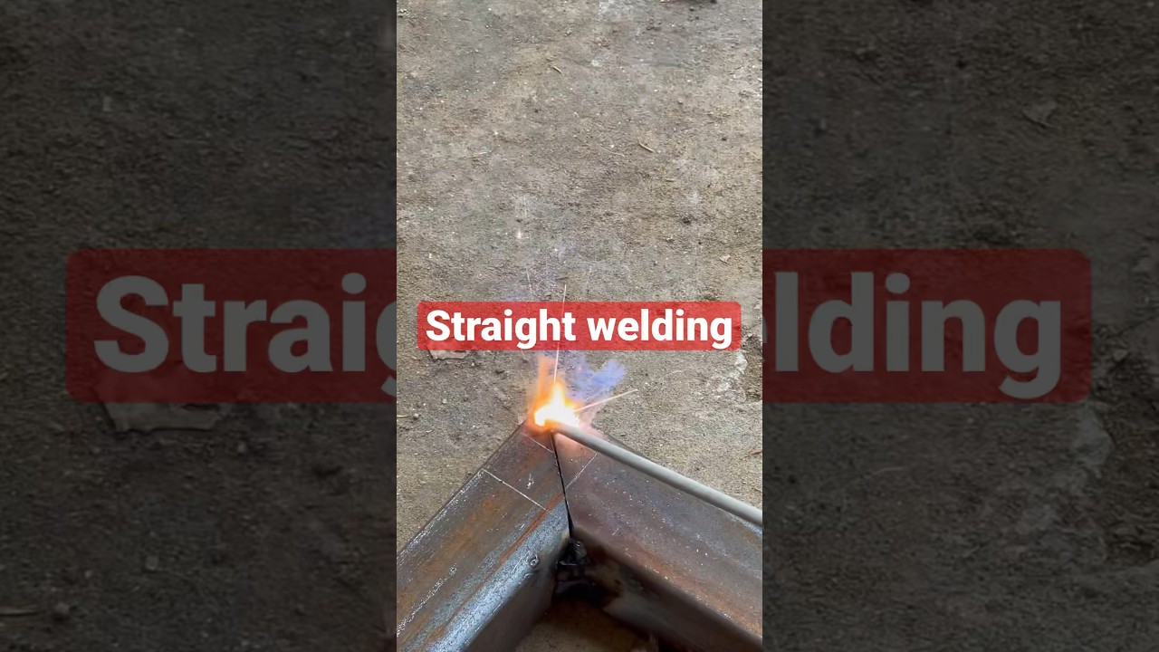 Straight welding trick for Indian havy welder - YouTube