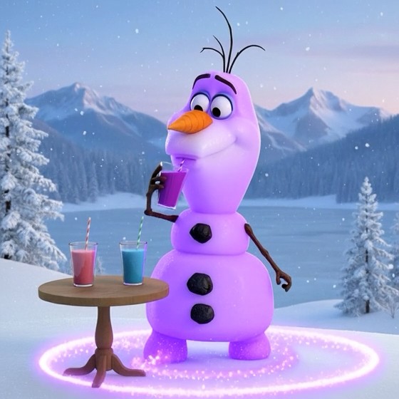 Olaf speak color purple - YouTube