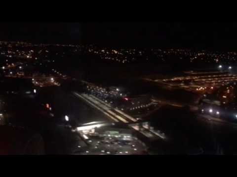 EasyJet G-EZFM Night Landing at Luton Airport Runway 08 - YouTube