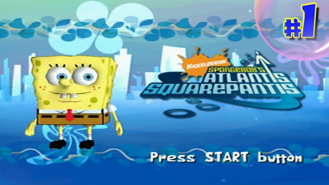 SpongeBob's Atlantis SquarePantis 100% Walkthrough W/ Commentary P.1 ...