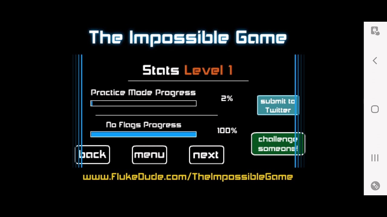 The Impossible Game Completed (No Flags) - YouTube