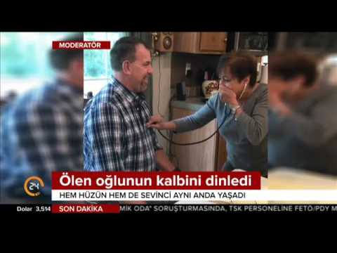 Ölen oğlunun kalbini dinledi