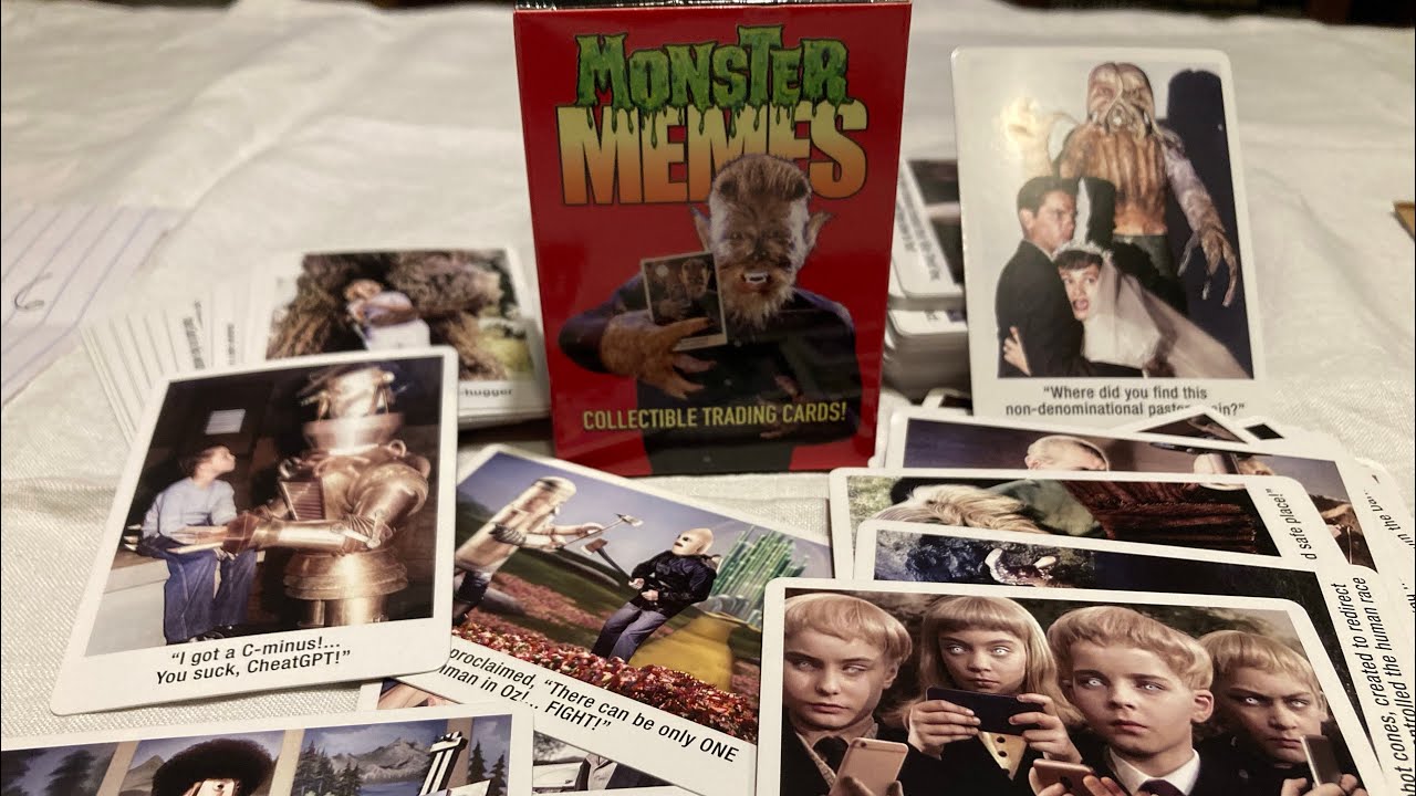 Hot Off The Presses - Monster MEMES! Collectable Trading Card Set ...