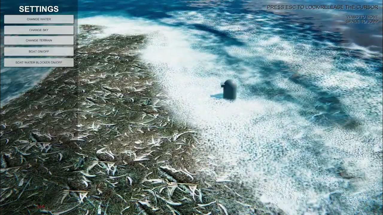 Stylized Water URP Shader Foam - YouTube