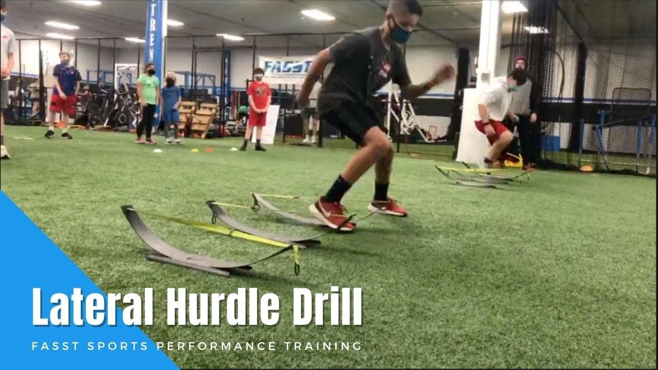 Lateral Hurdle Drill - YouTube