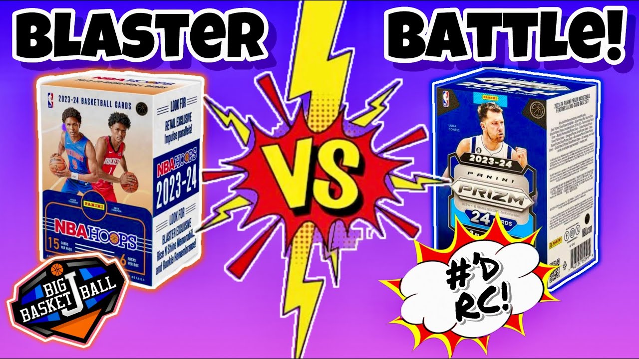 *BLASTER BOX BATTLE* 2023-24 Panini Hoops vs. Prizm! 🔥 Wemby Hunting ...