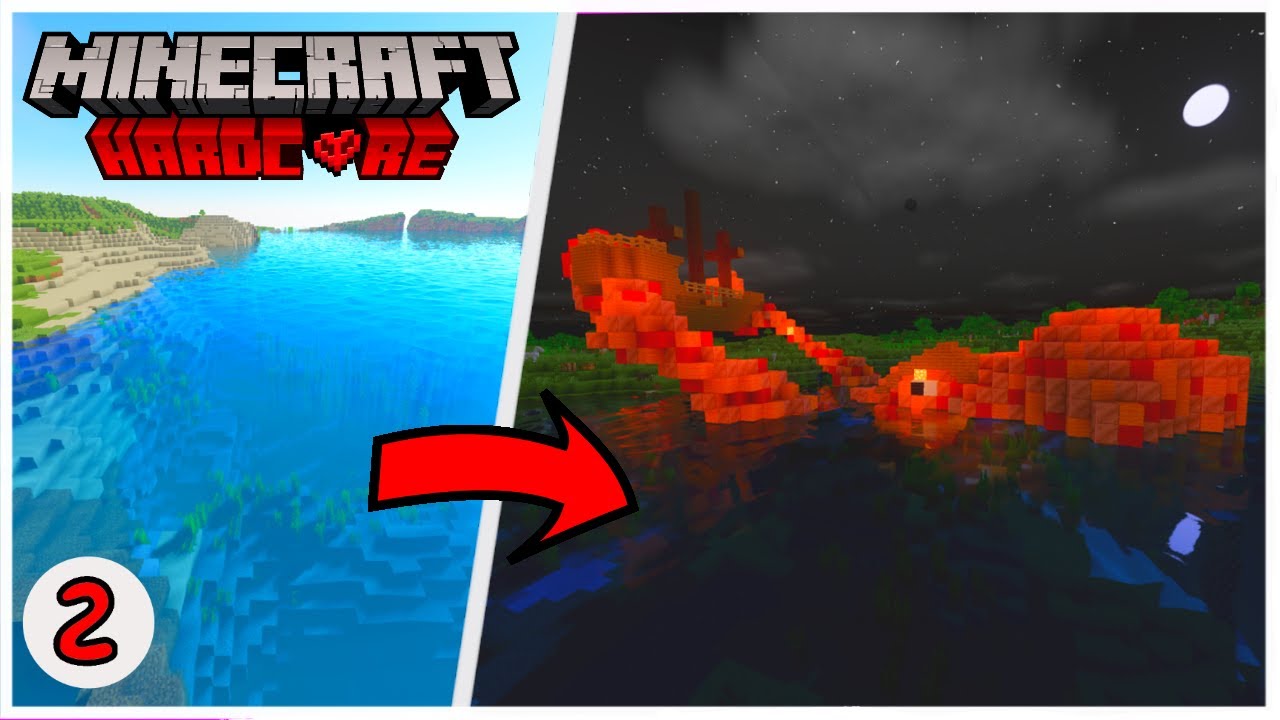 Building a GIANT OCTOPUS in Hardcore Minecraft | EPISODE 2 (1.18 Let's ...