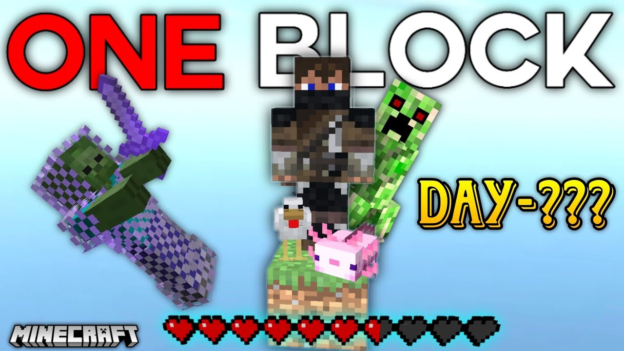 I Survived 1 Week in Minecraft One Block | Minecraft One Block ...