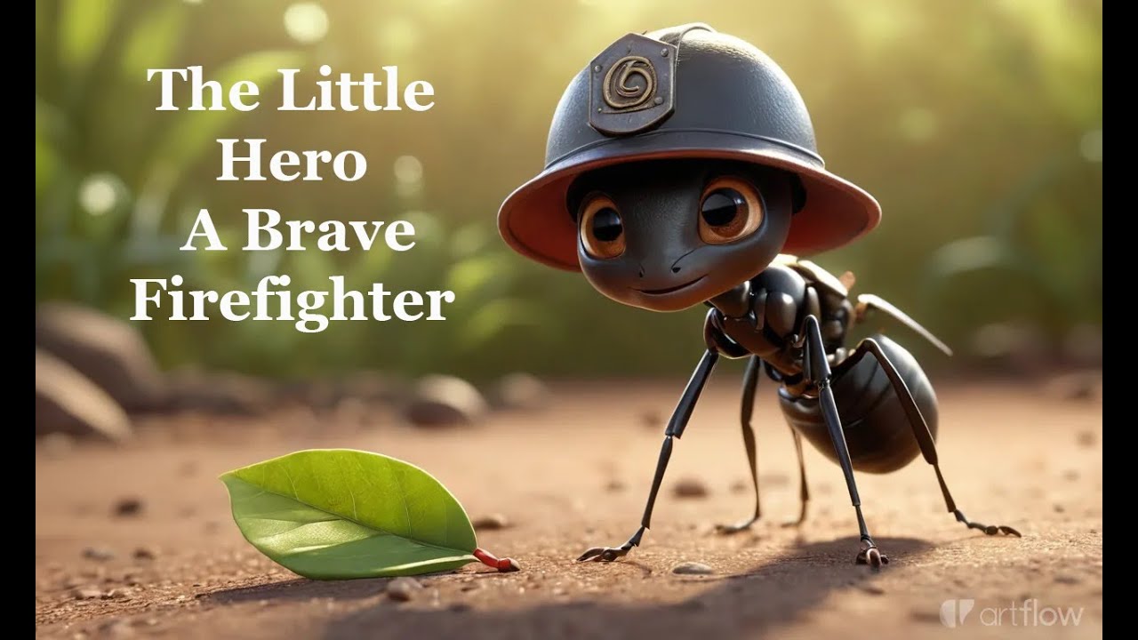 The Little Hero: A Brave Firefighter Ant - YouTube