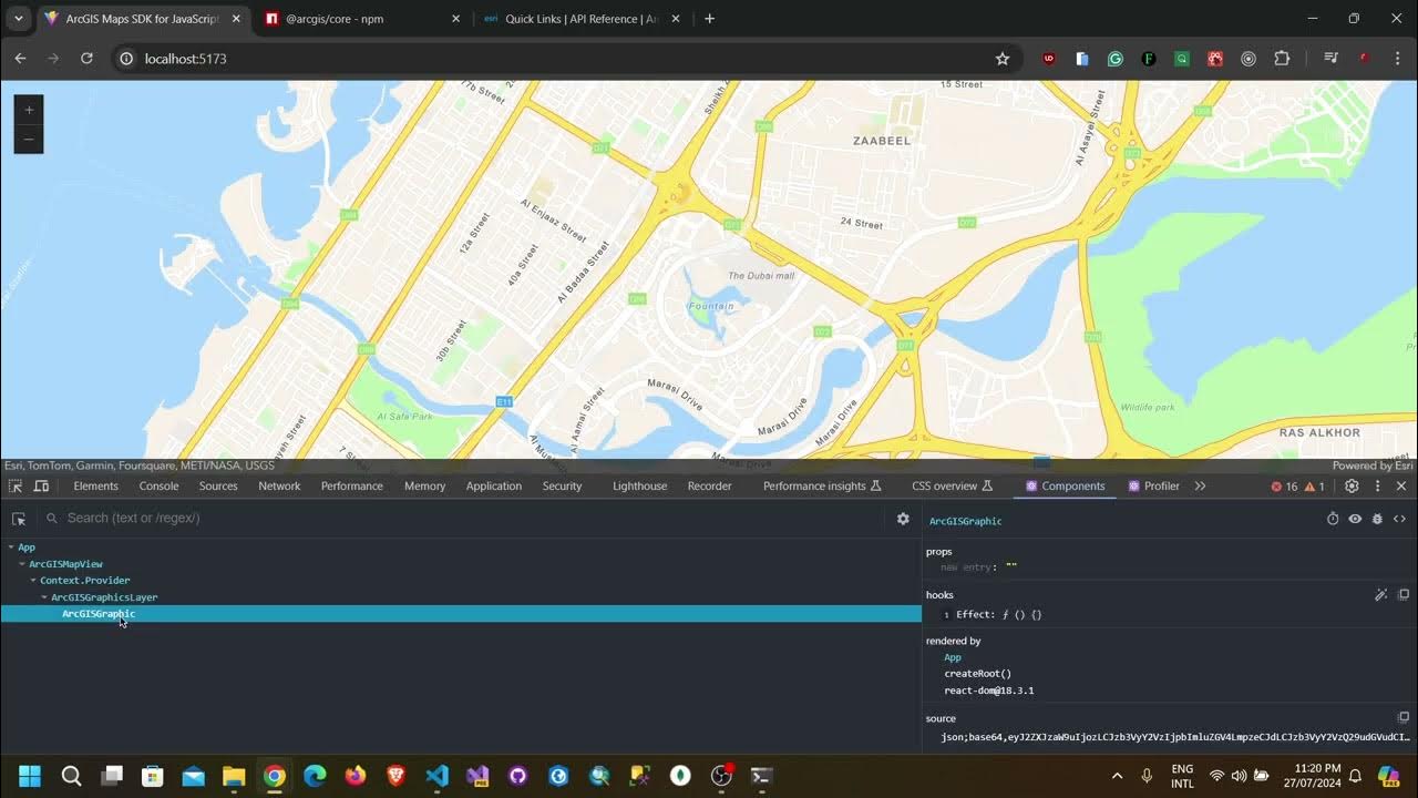 ArcGIS Maps SDK for JavaScript - Creating Component for Graphic - YouTube