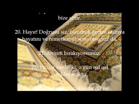 Prof. Dr. Yaşar KURT - Kıyame suresi