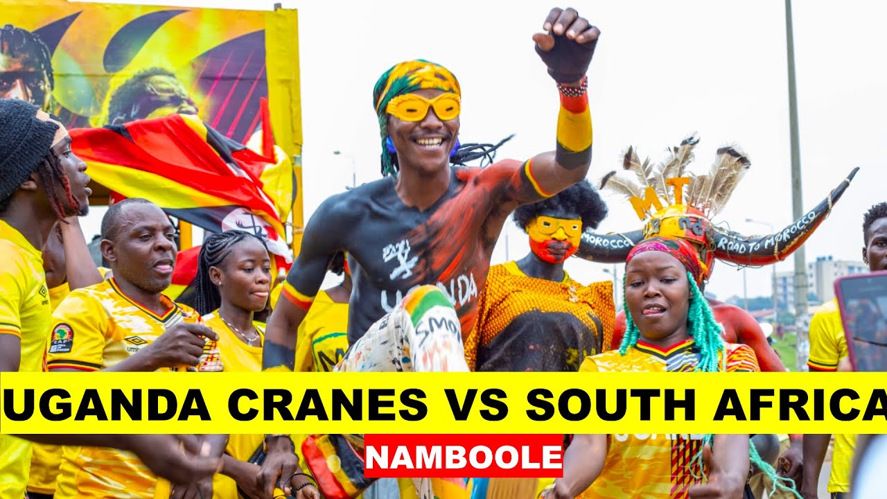 UGANDA CRANES VS SOUTH AFRICA | NAMBOLE STADIUM | AFCON 2024 - YouTube