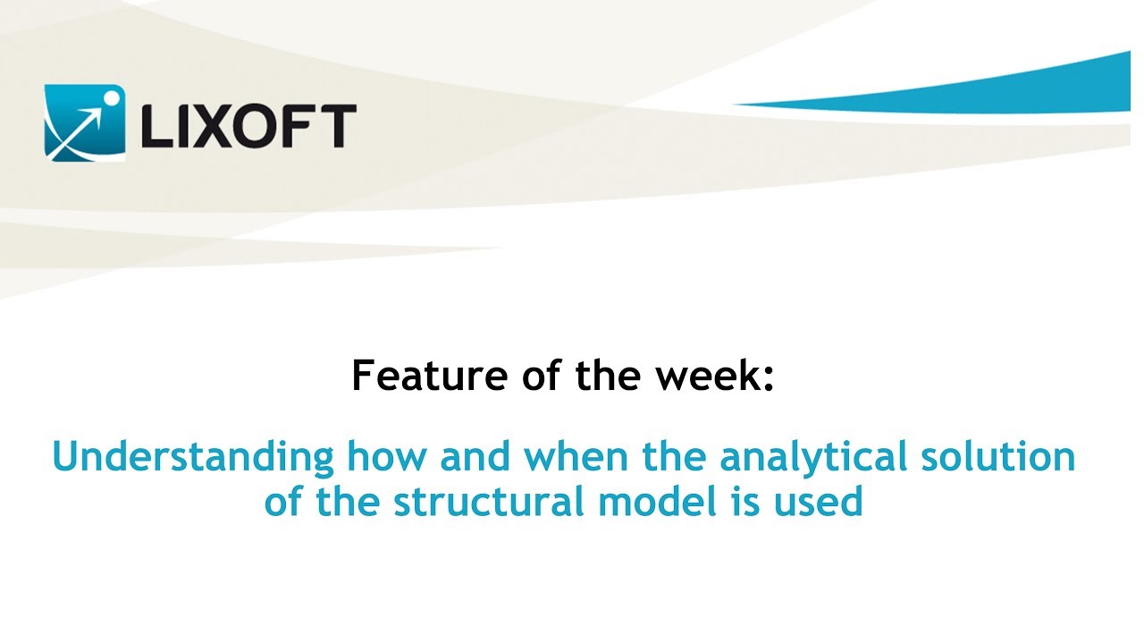 Feature of the week #43: Understanding how and when the analytical ...