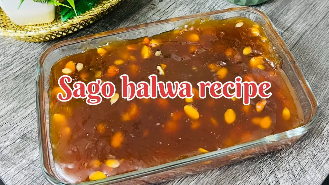 Delicious Sago Halwa Recipe | Traditional Sweet with a Twist! - YouTube