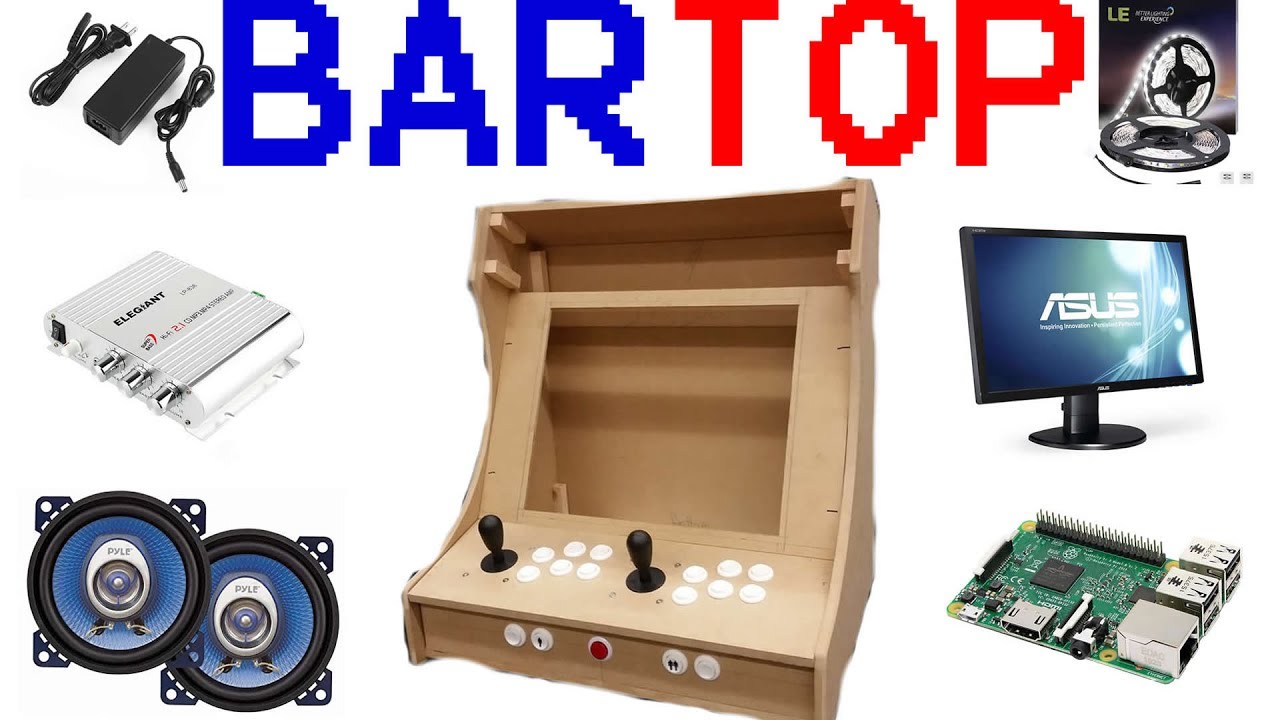 Building A 2 Player Bartop Arcade - Part 1 - Bench Test - YouTube