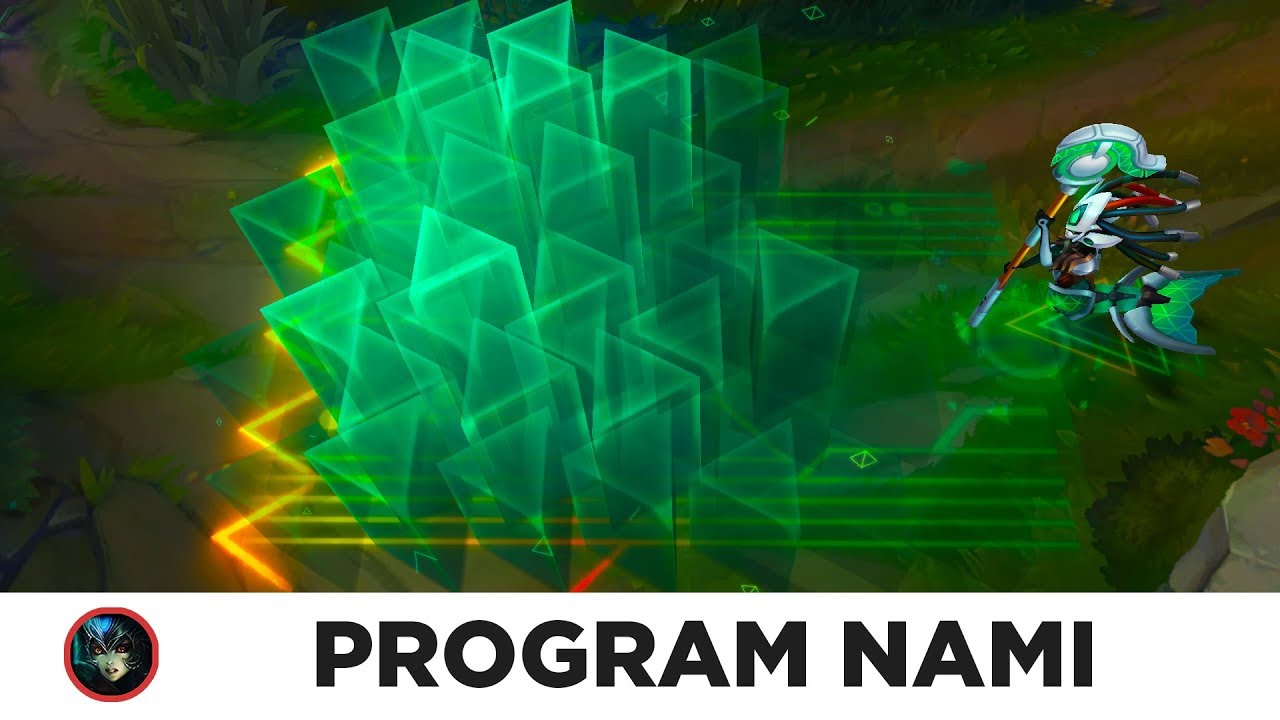 PROGRAM NAMI SKIN PREVIEW - LEAGUE OF LEGENDS - YouTube